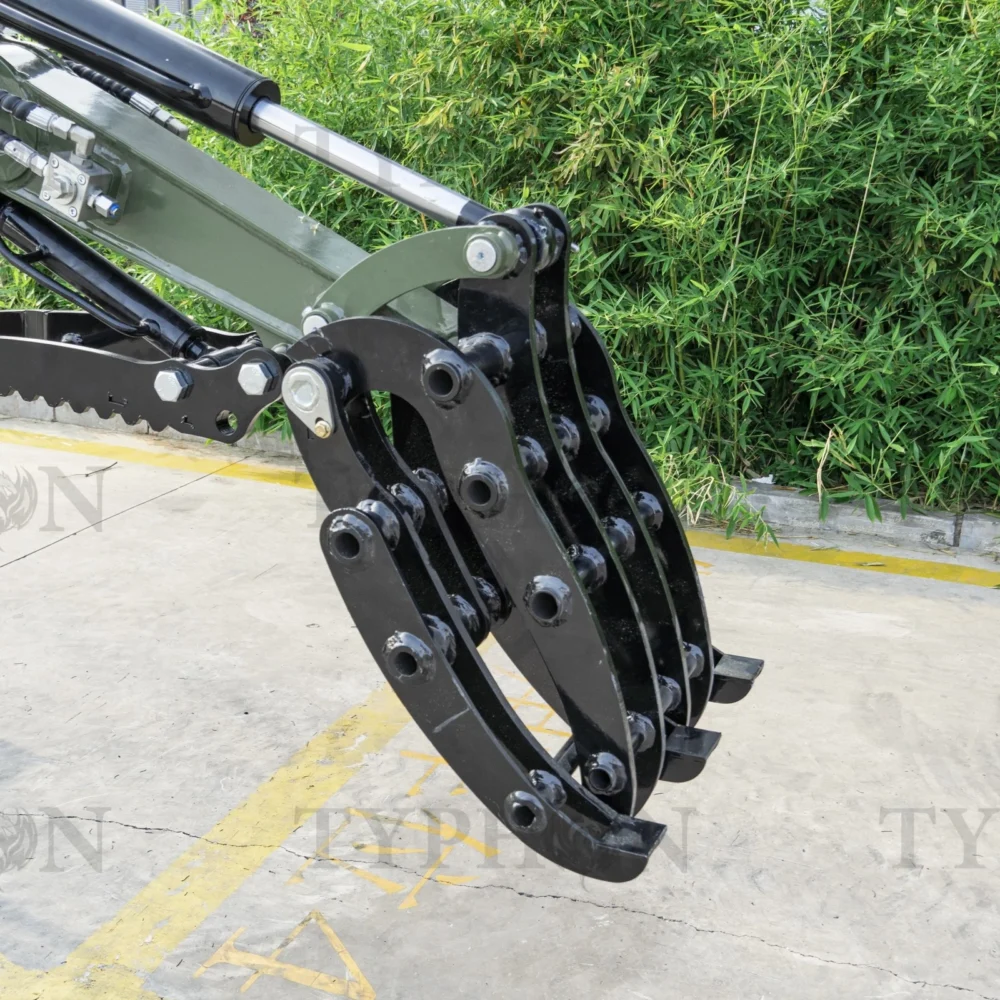 Grapple Attachment For 2-3 ton Mini Excavator